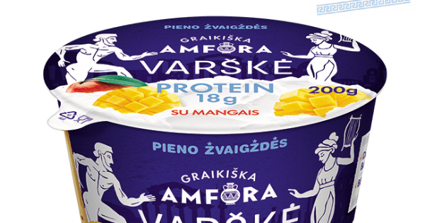 "Amfora" Greek Protein Curd with Mango 200g