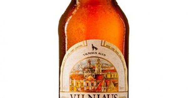 "Vilniaus" Unfiltered Light Beer 500ml 5.2% alc.