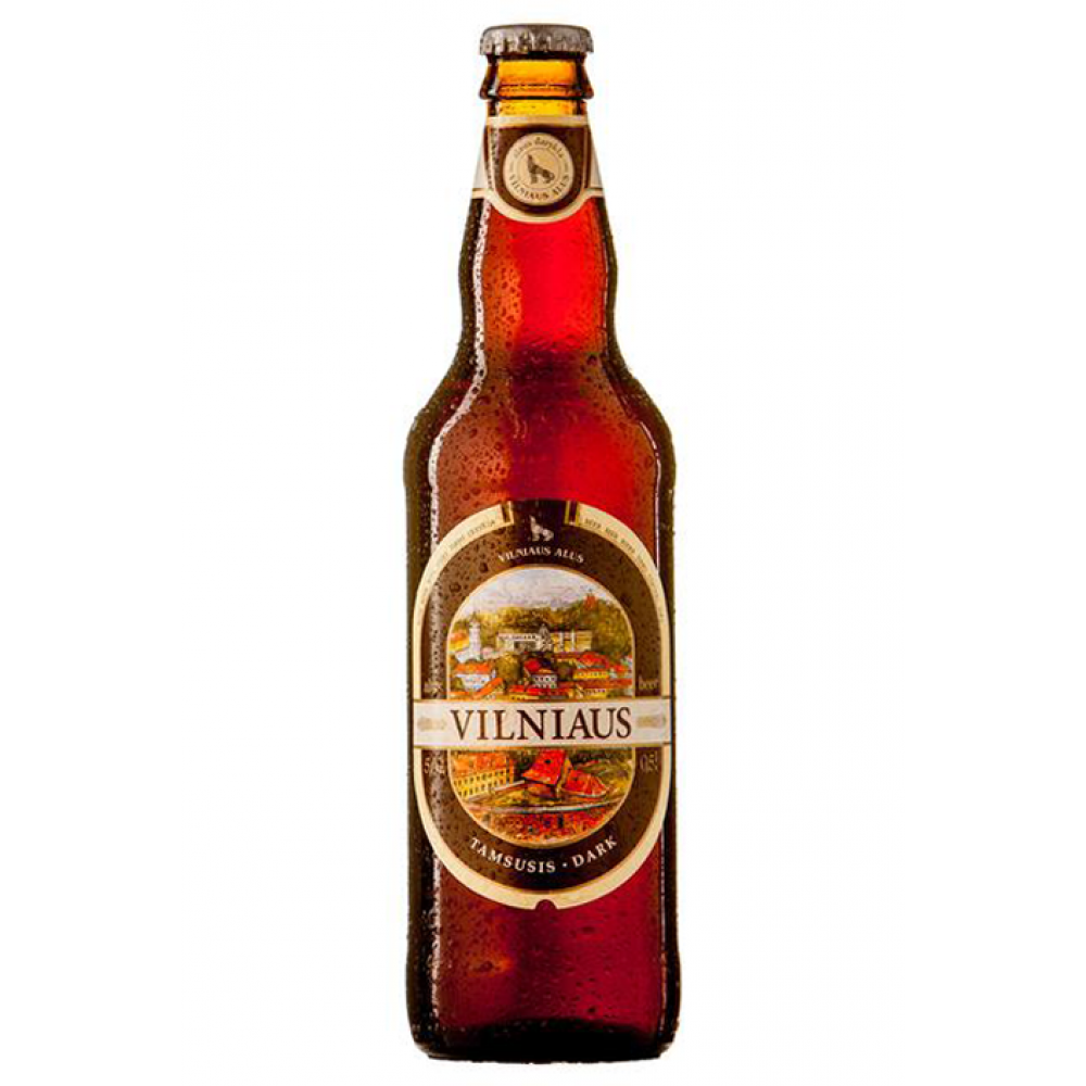 "Vilniaus" Dark Beer 500ml 5.6% alc.
